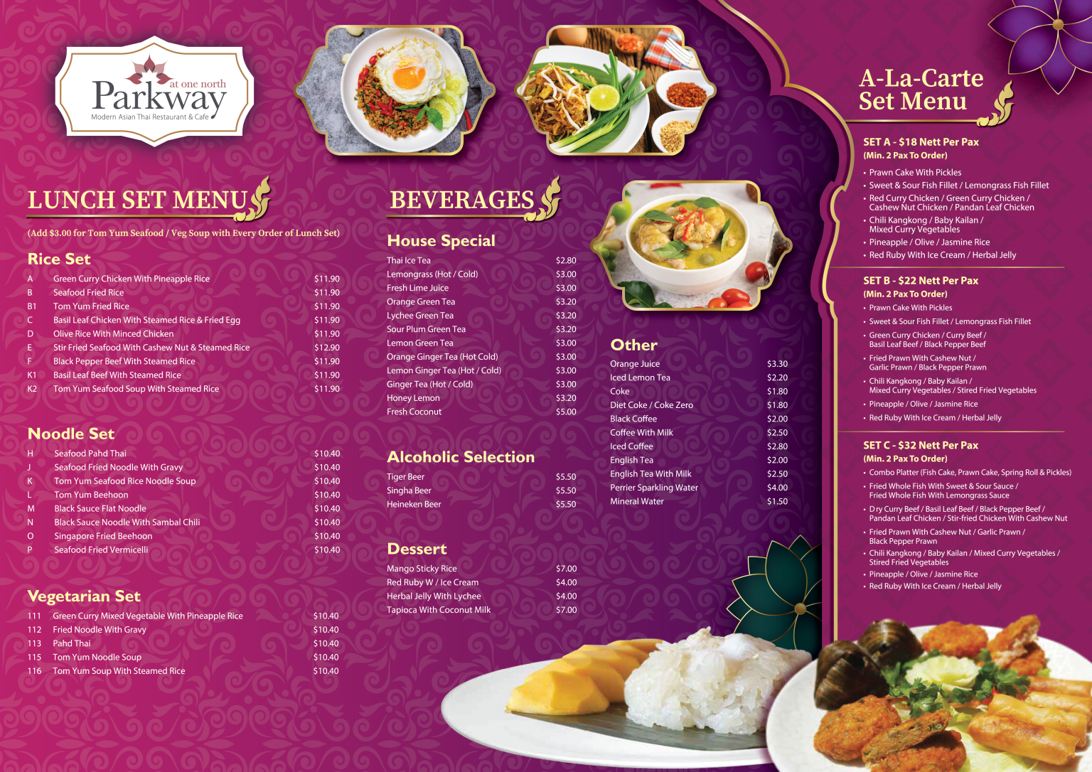 Welcome To Parkway Thai@Biopolis